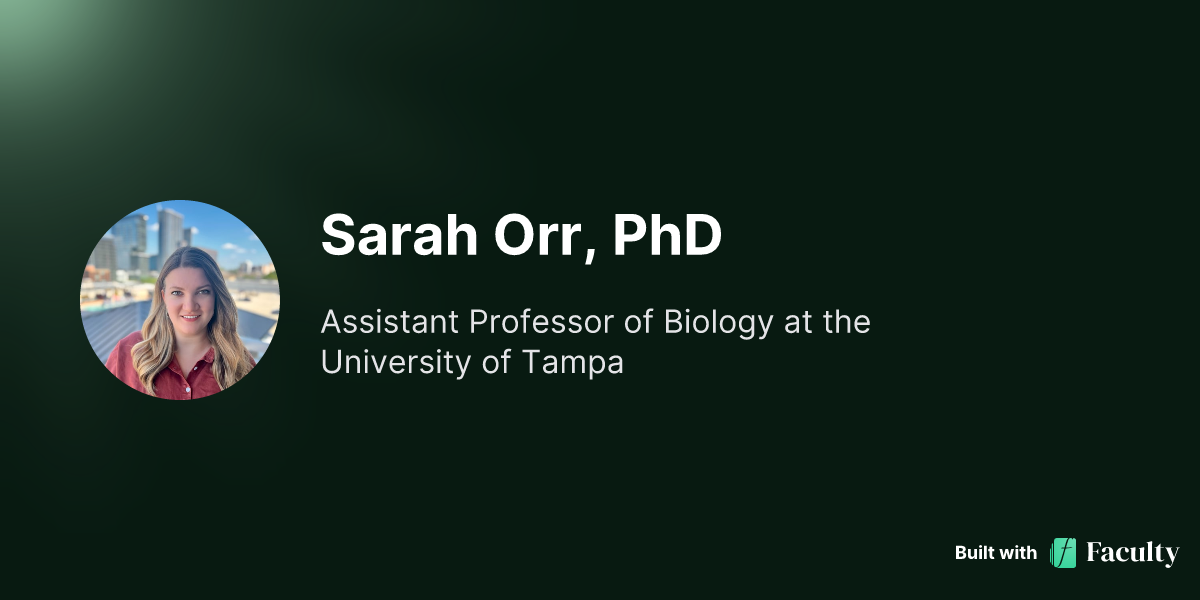 Sarah Orr, PhD